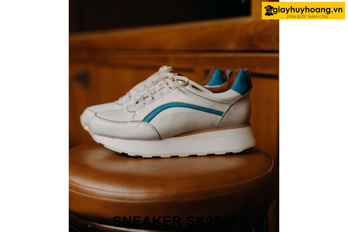 Bán Giày da nam sneaker đẹp trẻ trung SK2081 thủ công cao cấp #1