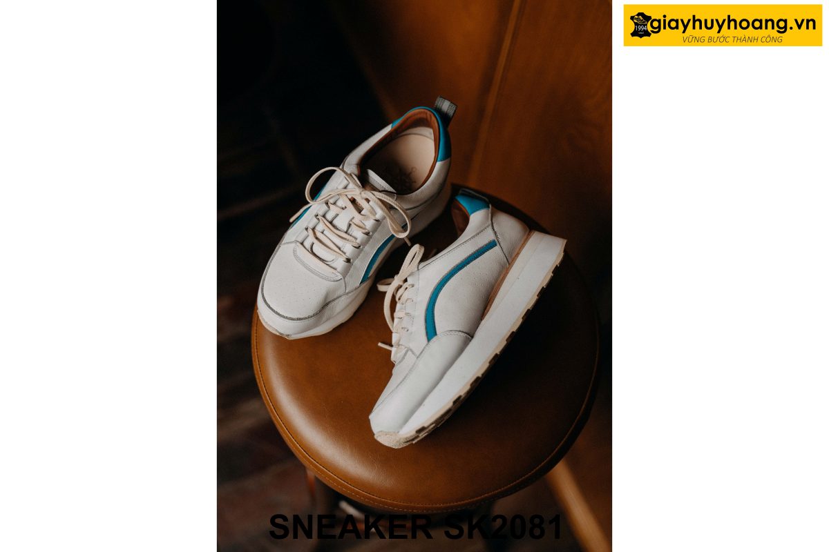 Bán Giày da nam sneaker đẹp trẻ trung SK2081 thủ công cao cấp #1