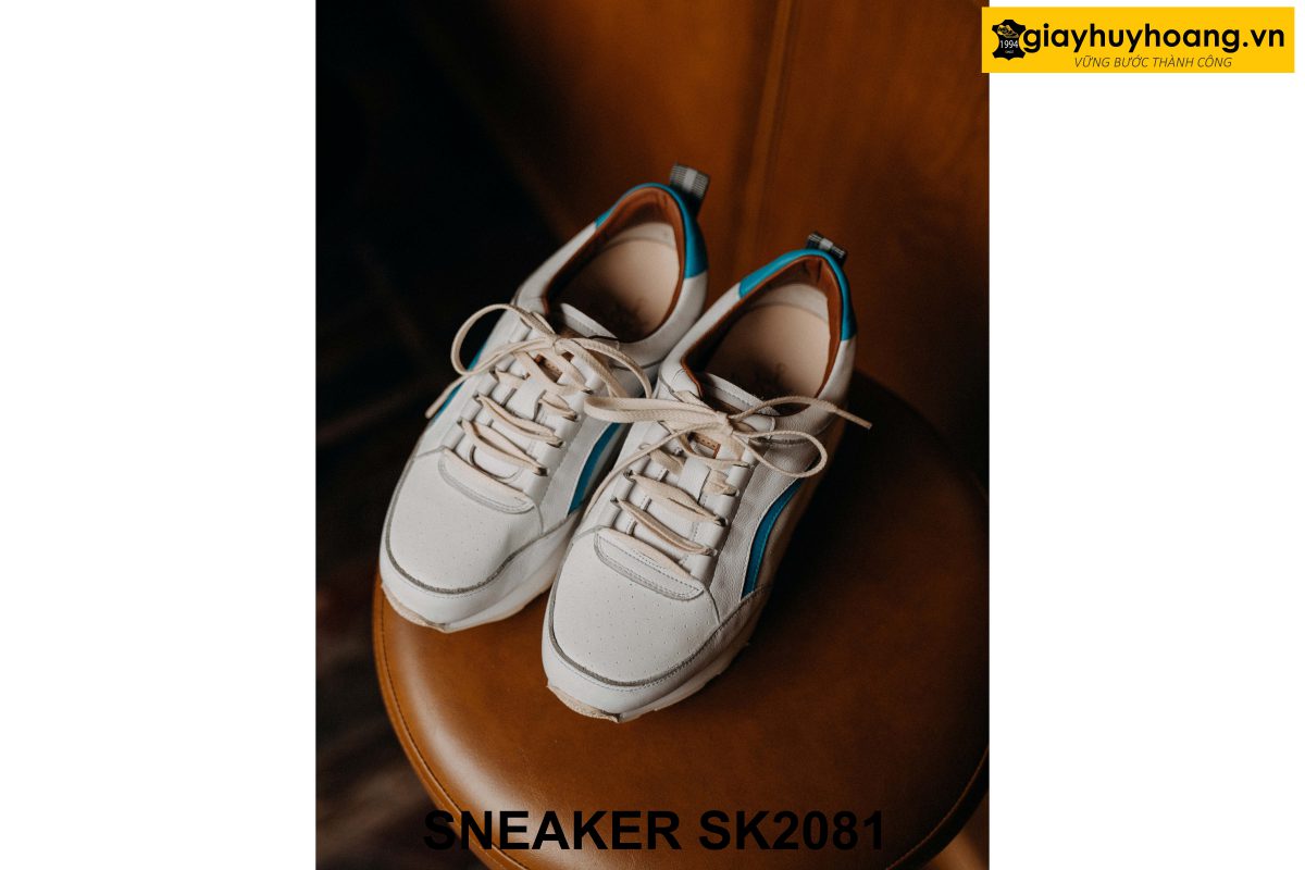 Bán Giày da nam sneaker đẹp trẻ trung SK2081 thủ công cao cấp #1