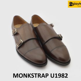 9 mẫu giày Monk Strap nam da bò đẹp cao cấp thủ công Huy Hoàng