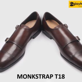 9 mẫu giày Monk Strap nam da bò đẹp cao cấp thủ công Huy Hoàng